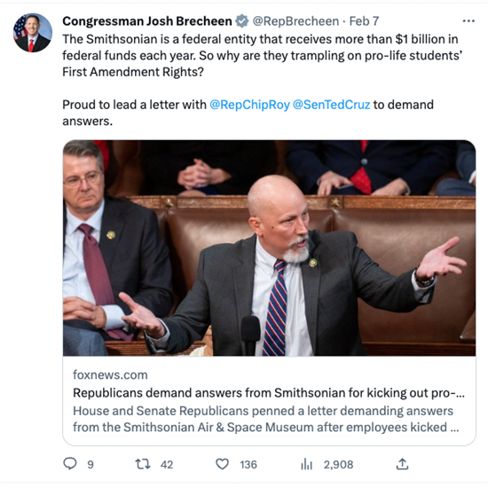 Representative Josh Brecheen